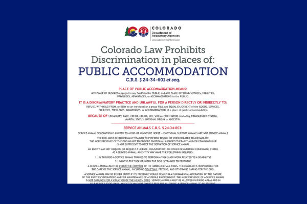 Anti Discrimination Notices Colorado Civil Rights Division